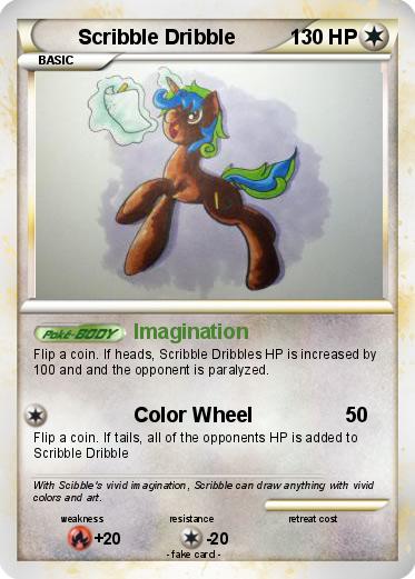 Pokémon Scribble Dribble - Imagination - My Pokemon Card