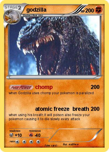 Pokémon godzilla 1477 1477 - chomp - My Pokemon Card