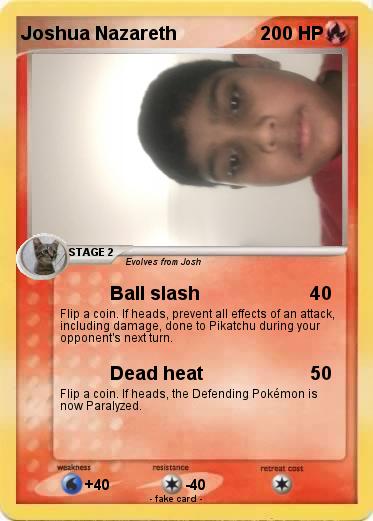 Pokémon Joshua Nazareth - Ball slash - My Pokemon Card