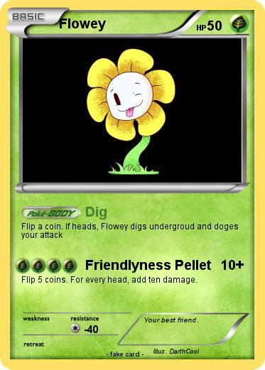 Pokémon Flowey 348 348 - Dig - My Pokemon Card