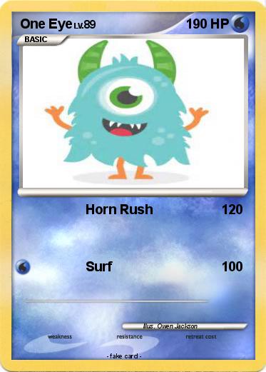 Pokémon One Eye 14 14 - Horn Rush - My Pokemon Card
