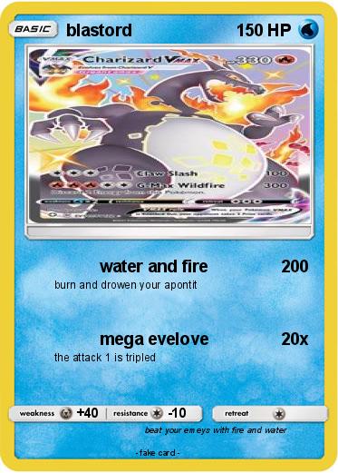 Pokémon blastord 2 2 - water and fire - My Pokemon Card