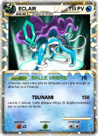 Pokémon ECLAIR 138 138 - BALLE OMBRE - Ma carte Pokémon