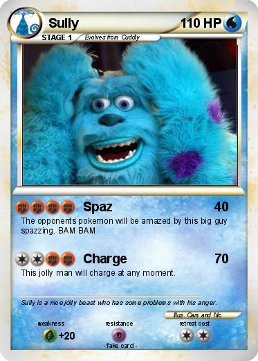 Pokémon Sully 22 22 - Spaz - My Pokemon Card