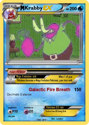 Pokémon Krabby 114 114 - Galactic Fire Breath - My Pokemon Card