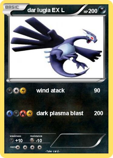Pokémon dar lugia EX L - wind atack - My Pokemon Card