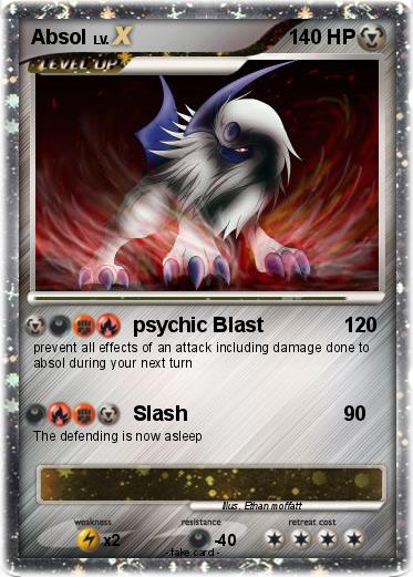 Pokémon Absol 991 991 - psychic Blast - My Pokemon Card