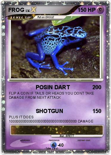 Pokémon FROG 149 149 - POSIN DART - My Pokemon Card