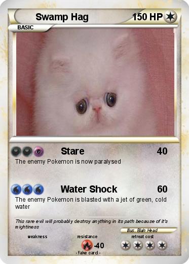 Pokémon Swamp Hag - Stare - My Pokemon Card