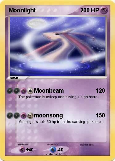 Pokémon Moonlight 39 39 - Moonbeam - My Pokemon Card