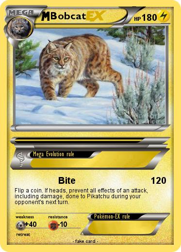 Pokémon Bobcat 30 30 - Bite - My Pokemon Card