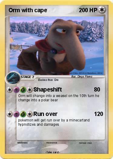 Pokémon Orm with cape 1 1 - Shapeshift - My Pokemon Card