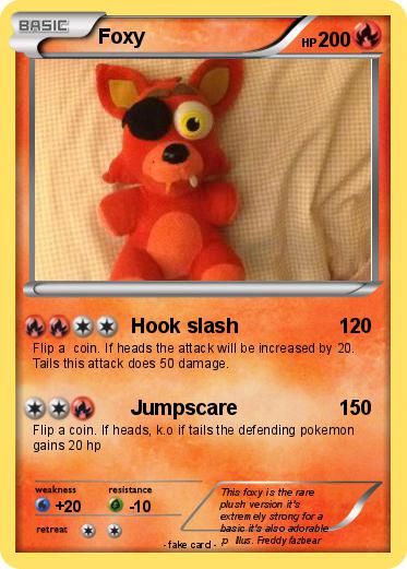 Pokémon Foxy 1877 1877 - Hook slash - My Pokemon Card