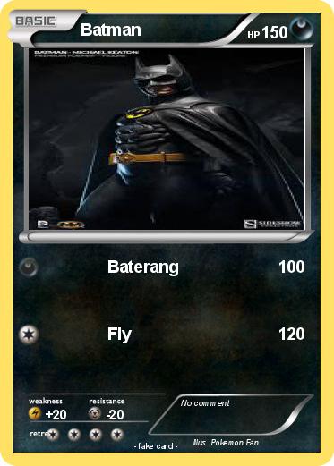 Pokémon Batman 1892 1892 - Baterang - My Pokemon Card