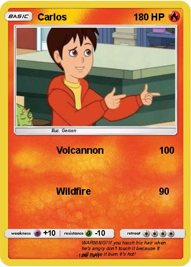 Pokémon Carlos Ramon - Volcannon - My Pokemon Card