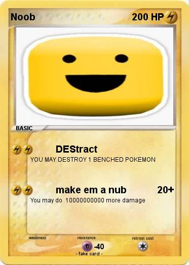 Pokémon Noob 911 911 - DEStract - My Pokemon Card