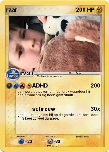 Pokémon raar 2 2 - ADHD - My Pokemon Card