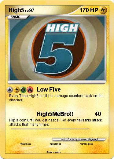 Pokémon High5 - Low Five - My Pokemon Card
