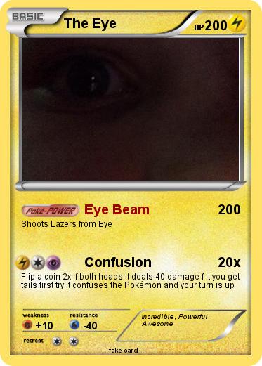 Pokémon The Eye 76 76 - Eye Beam - My Pokemon Card