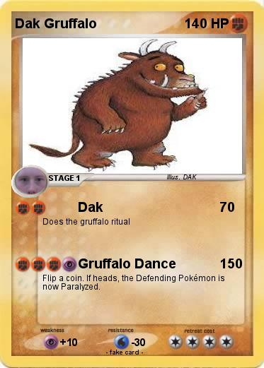 Pokémon Dak Gruffalo - Dak - My Pokemon Card