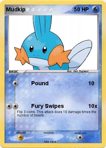 Pokémon Mudkip 868 868 - Pound - My Pokemon Card