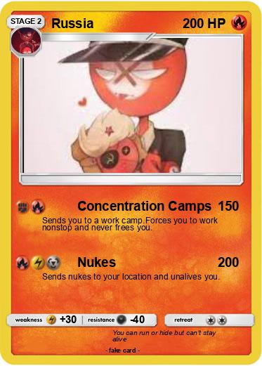 Pokémon Russia 159 159 - Concentration Camps - My Pokemon Card