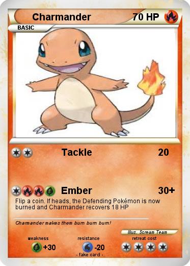 Pokémon Charmander 2205 2205 - Tackle - My Pokemon Card