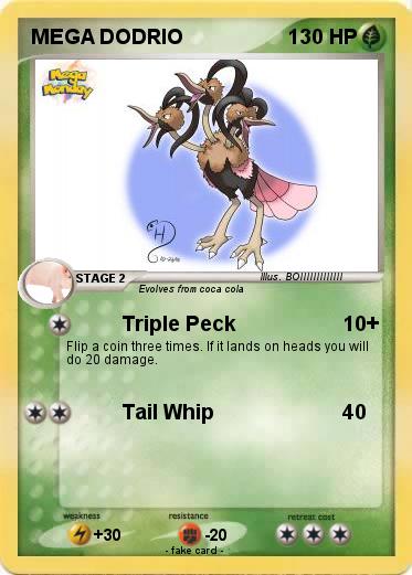 Pokémon MEGA DODRIO - Triple Peck - My Pokemon Card