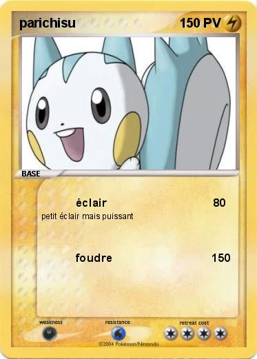 Pokémon parichisu - éclair - Ma carte Pokémon