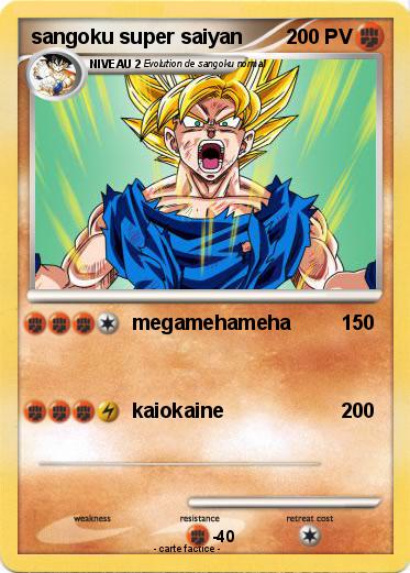 Pokémon sangoku super saiyan 35 35 - megamehameha - Ma carte Pokémon