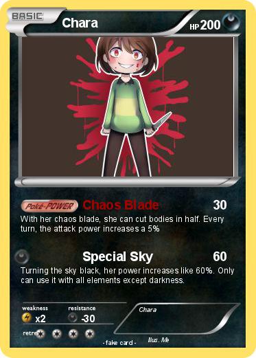Pokémon Chara 120 120 - Chaos Blade - My Pokemon Card