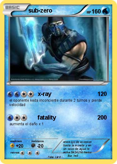 Pokémon sub zero 278 278 - x-ray - My Pokemon Card