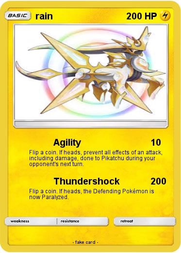 Pokémon rain 151 151 - Agility - My Pokemon Card