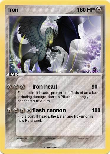 Pokémon Iron 1747 1747 - iron head - My Pokemon Card