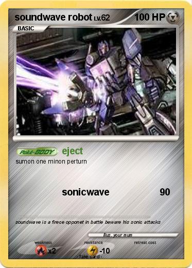 Pokémon soundwave robot - eject - My Pokemon Card