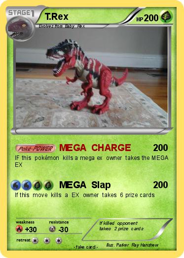 Pokémon T Rex 882 882 - MEGA CHARGE - My Pokemon Card