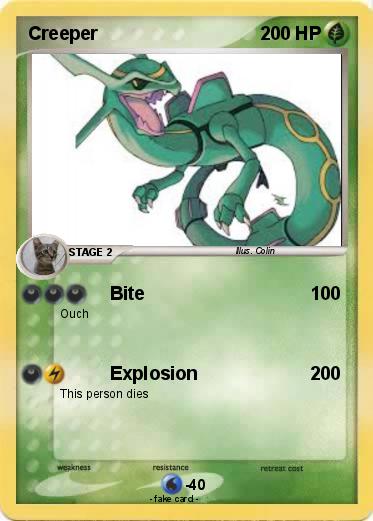 Pokémon Creeper 5247 5247 - Bite - My Pokemon Card
