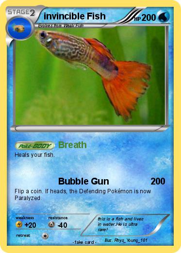 Pokémon invincible Fish 1 1 - Breath - My Pokemon Card
