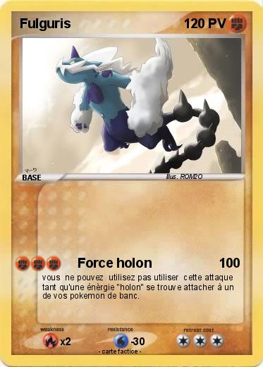 Pokémon Fulguris 64 64 - Force holon - Ma carte Pokémon