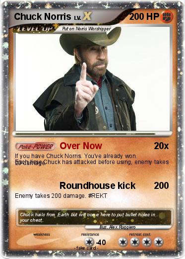 Pokémon Chuck Norris 3757 3757 - Over Now - My Pokemon Card