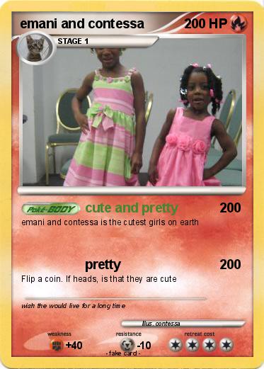 Pokémon emani and contessa - cute and pretty - My Pokemon Card