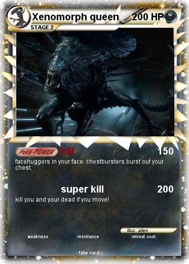 Pokémon Xenomorph queen 31 31 - kill - My Pokemon Card