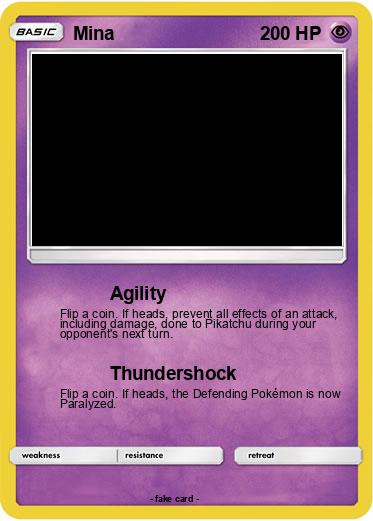 Pokémon Mina 87 87 - Agility - My Pokemon Card