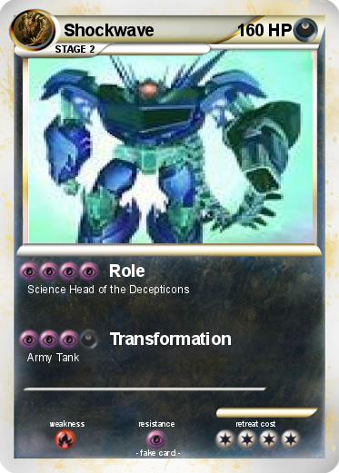 Pokémon Shockwave 86 86 - Role - My Pokemon Card
