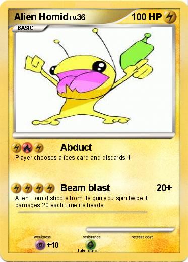 Pokémon Alien Homid - Abduct - My Pokemon Card