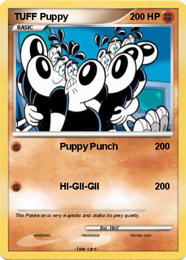 Pokémon TUFF Puppy 9 9 - Puppy Punch - My Pokemon Card