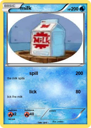 Pokémon milk 253 253 - spill - My Pokemon Card