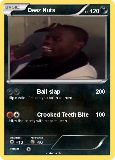 Pokémon Deez Nuts 39 39 - Ball slap - My Pokemon Card