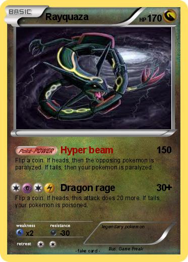 Pokémon Rayquaza 6197 6197 - Hyper beam - My Pokemon Card