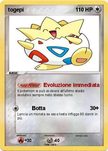Pokémon togepi 175 175 - Evoluzione immediata - My Pokemon Card